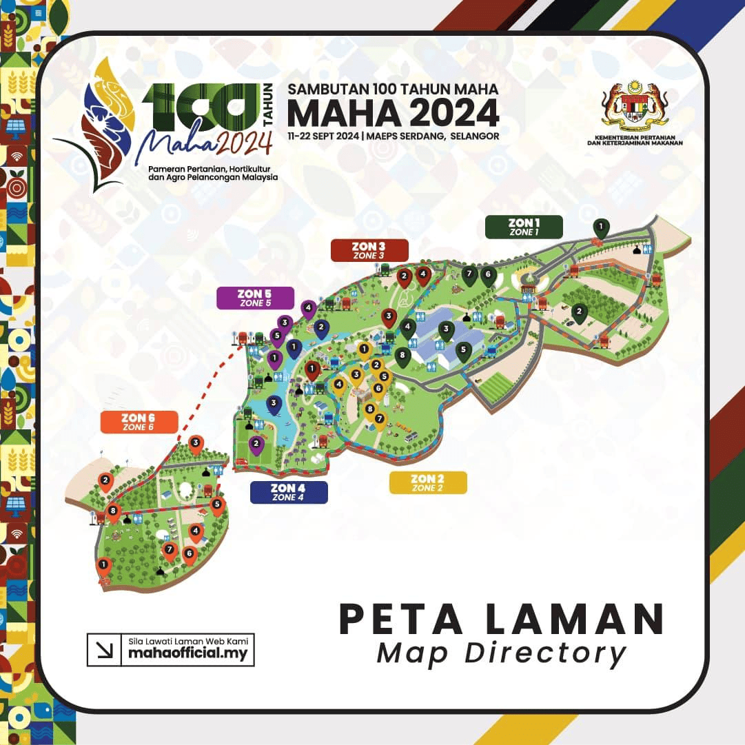 Wajib Ada Bila ke MAHA ! Peta MAHA 2024 Supaya Tidak Tersesat