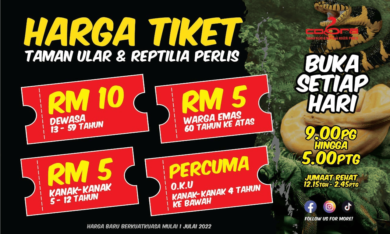 Wajib Pergi! Taman Ular & Reptilia Perlis: Destinasi Unik untuk ...