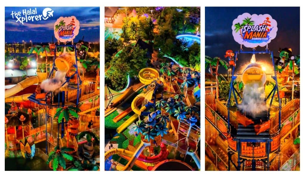 Night Splash! di SplashMania – Taman Tema Air Malam Pertama di Selangor
