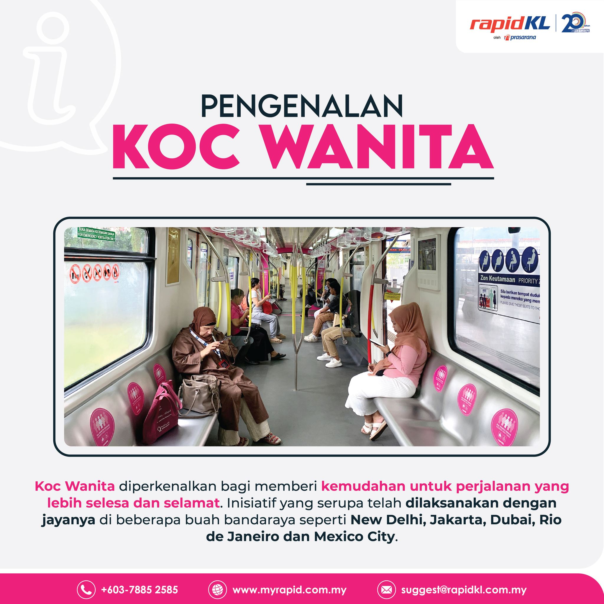Pelaksanaan Koc Wanita di Laluan Ampang/Sri Petaling Bermula 31 ...