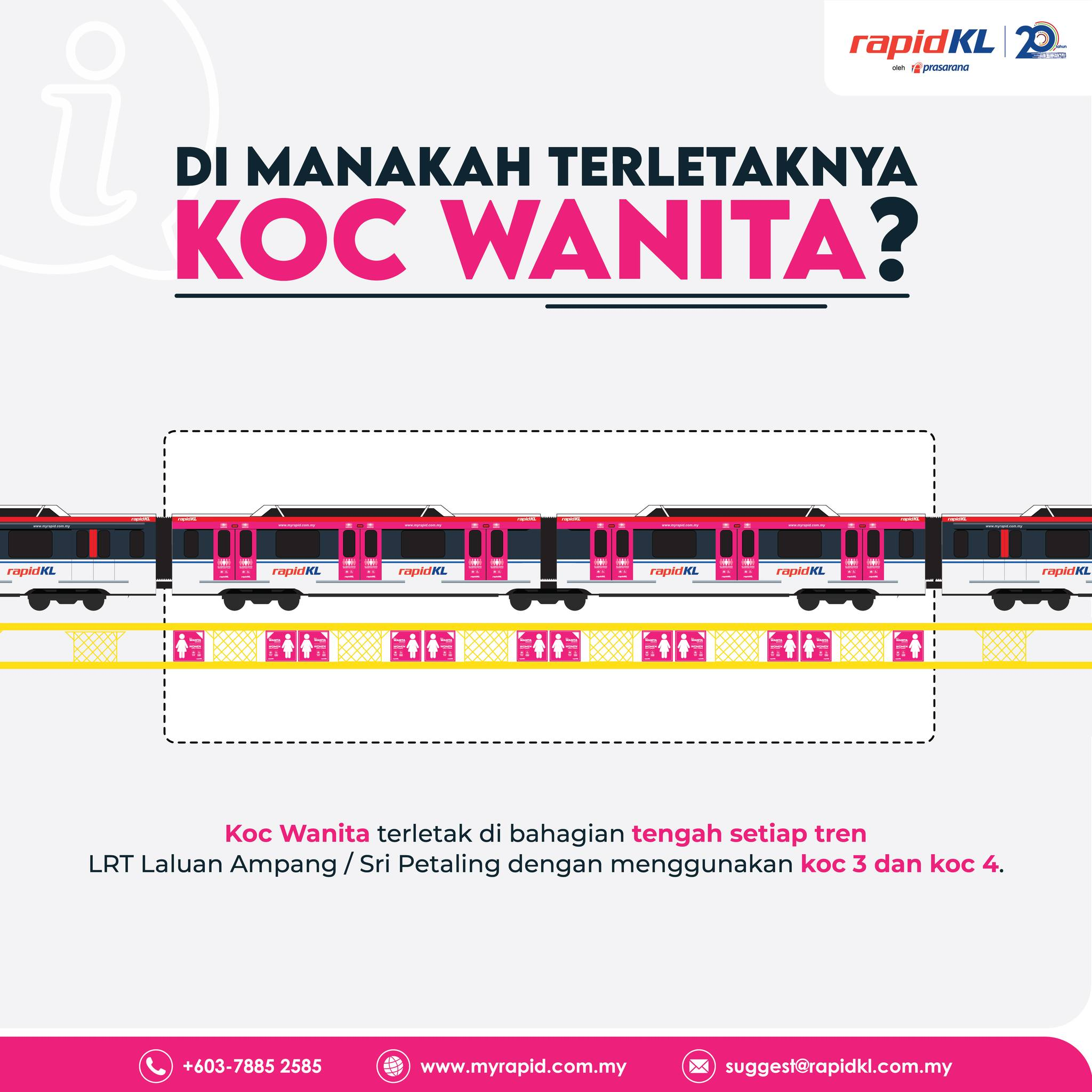 Pelaksanaan Koc Wanita di Laluan Ampang/Sri Petaling Bermula 31 ...